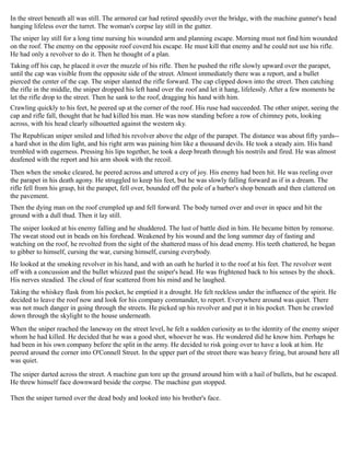 The Sniper by Liam O Flaherty | PDF