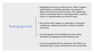 The so called Calcifying Odontogenic Cyst (Doctor Faris Alabeedi MSc ...