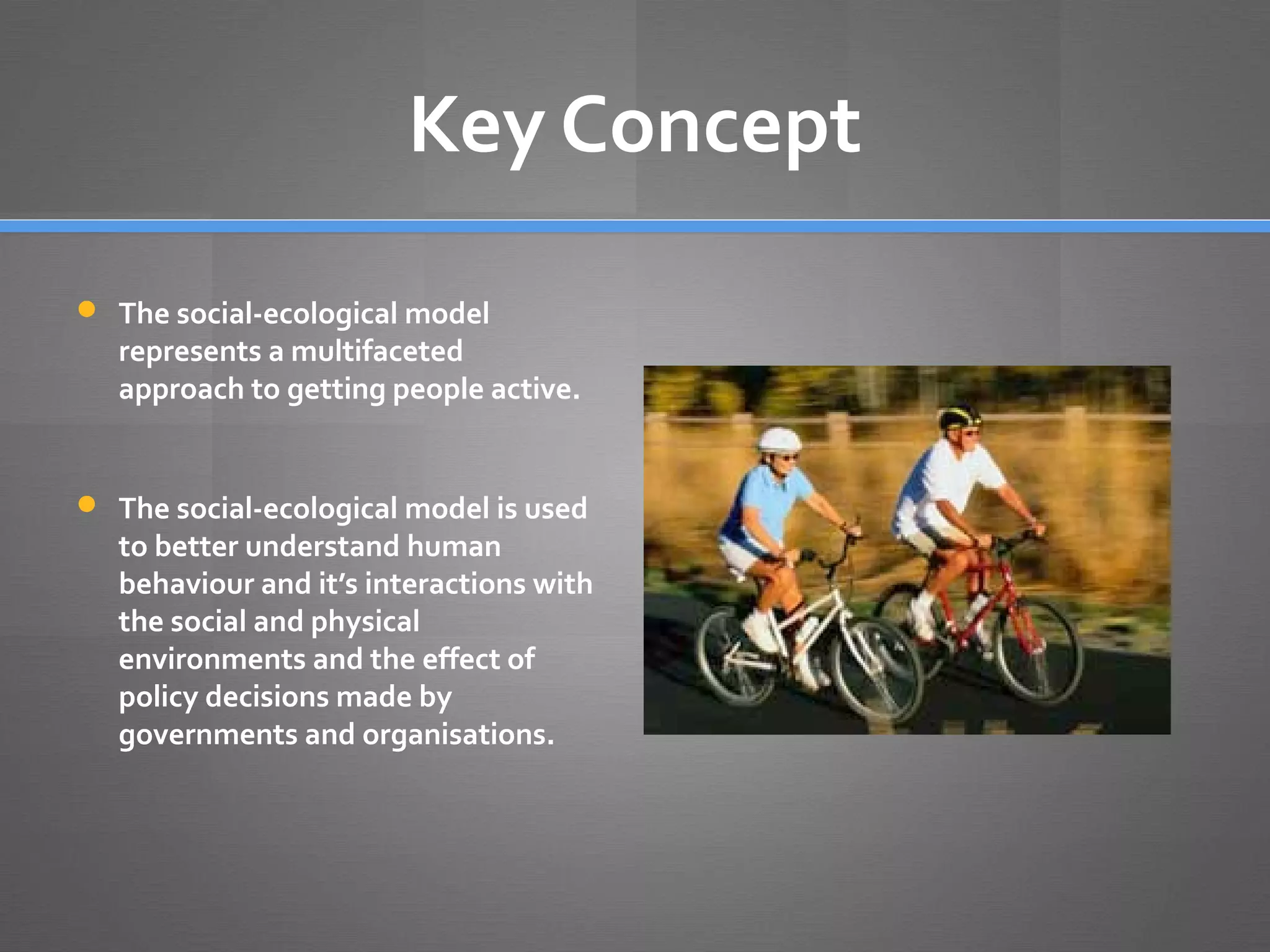 The social ecological model | PPT