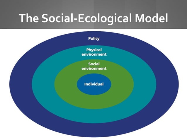 The social ecological model | PPT