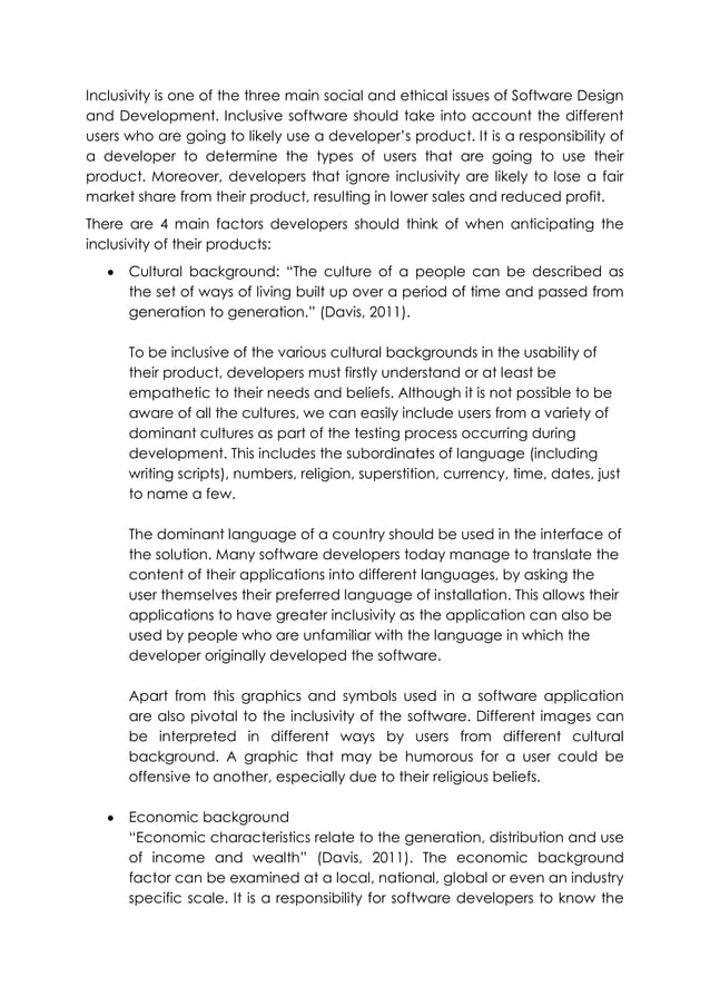 The social and ethical issues of sdd | PDF