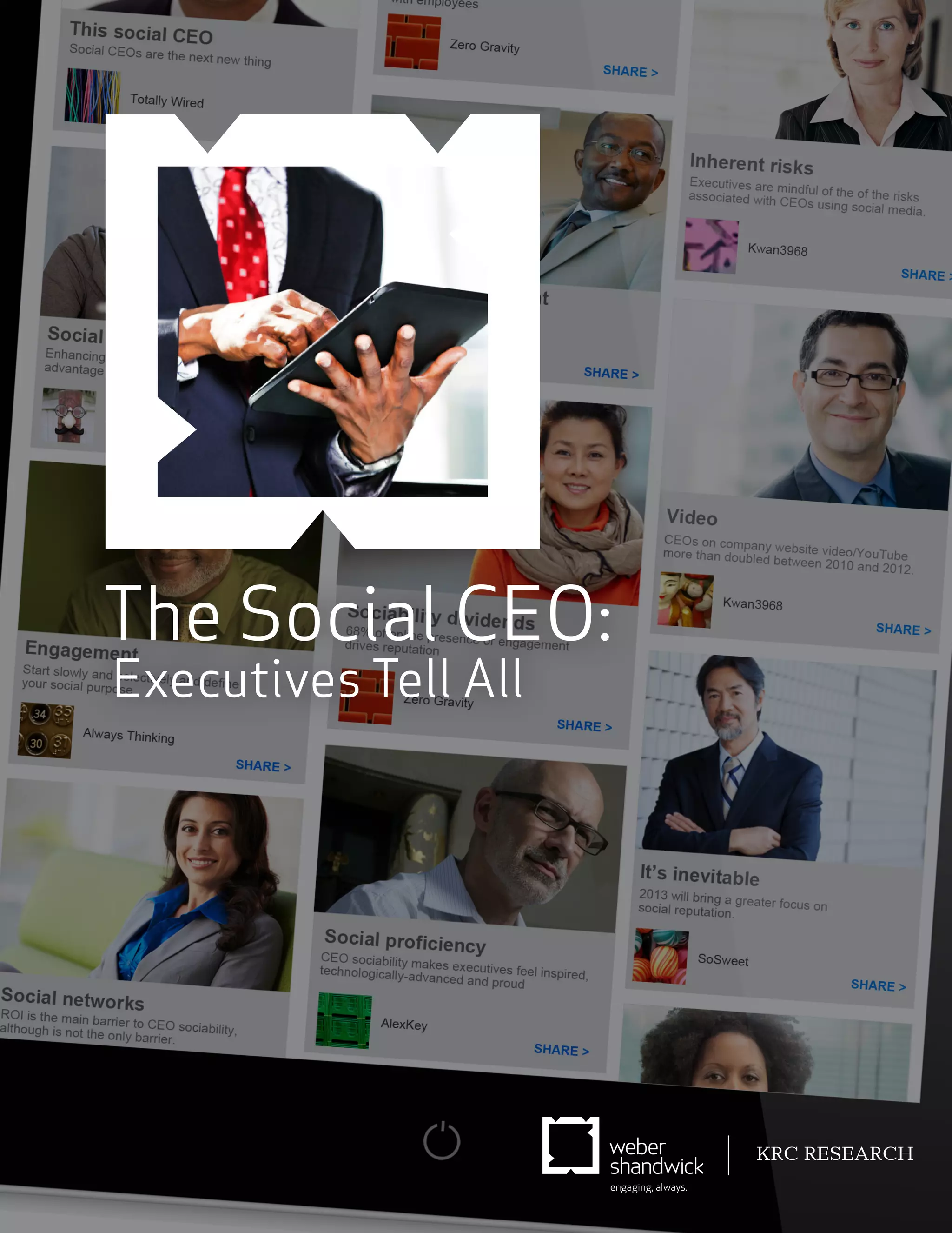 The Social CEO: Executives Tell All | PDF
