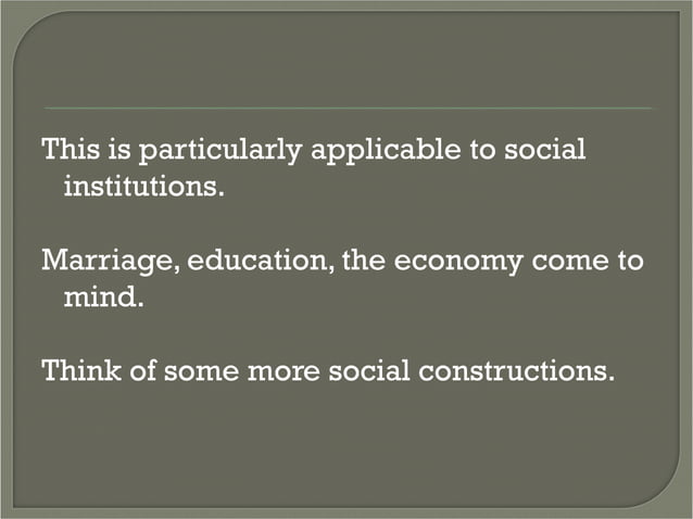 The social construction of reality | PPT