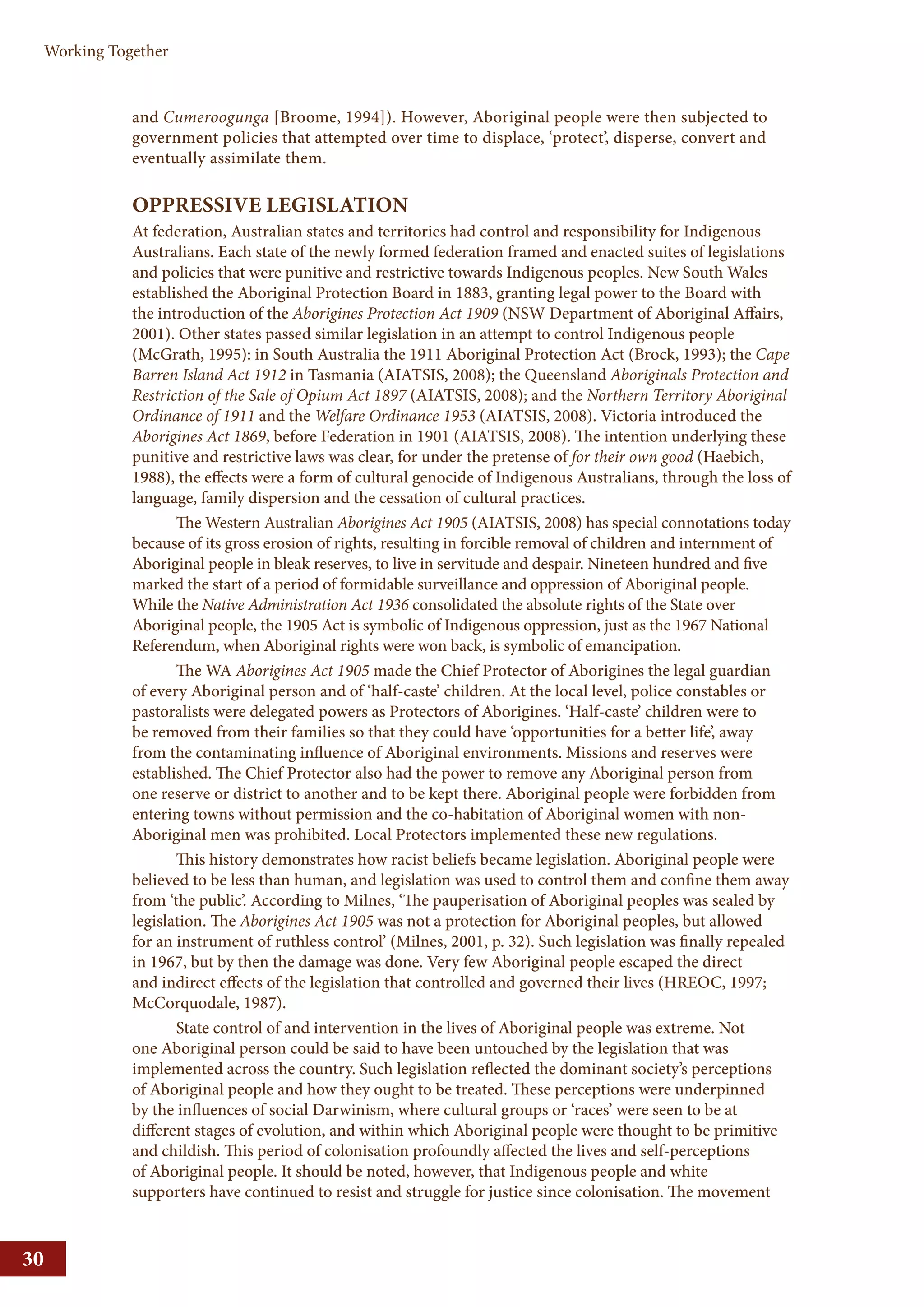 The social, cultural and historical context od aboriginal and torres ...