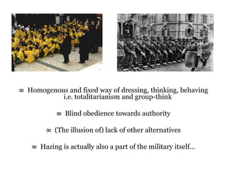 The social (dis)function of hazing: An evolutionary perspective | PPT