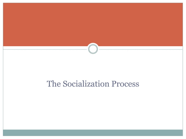 The socialization process in google | PPTX