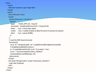 The social media developer | PPT