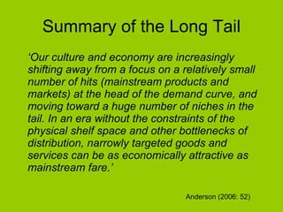 The social media hierarchy of needs and the long tail | PPT