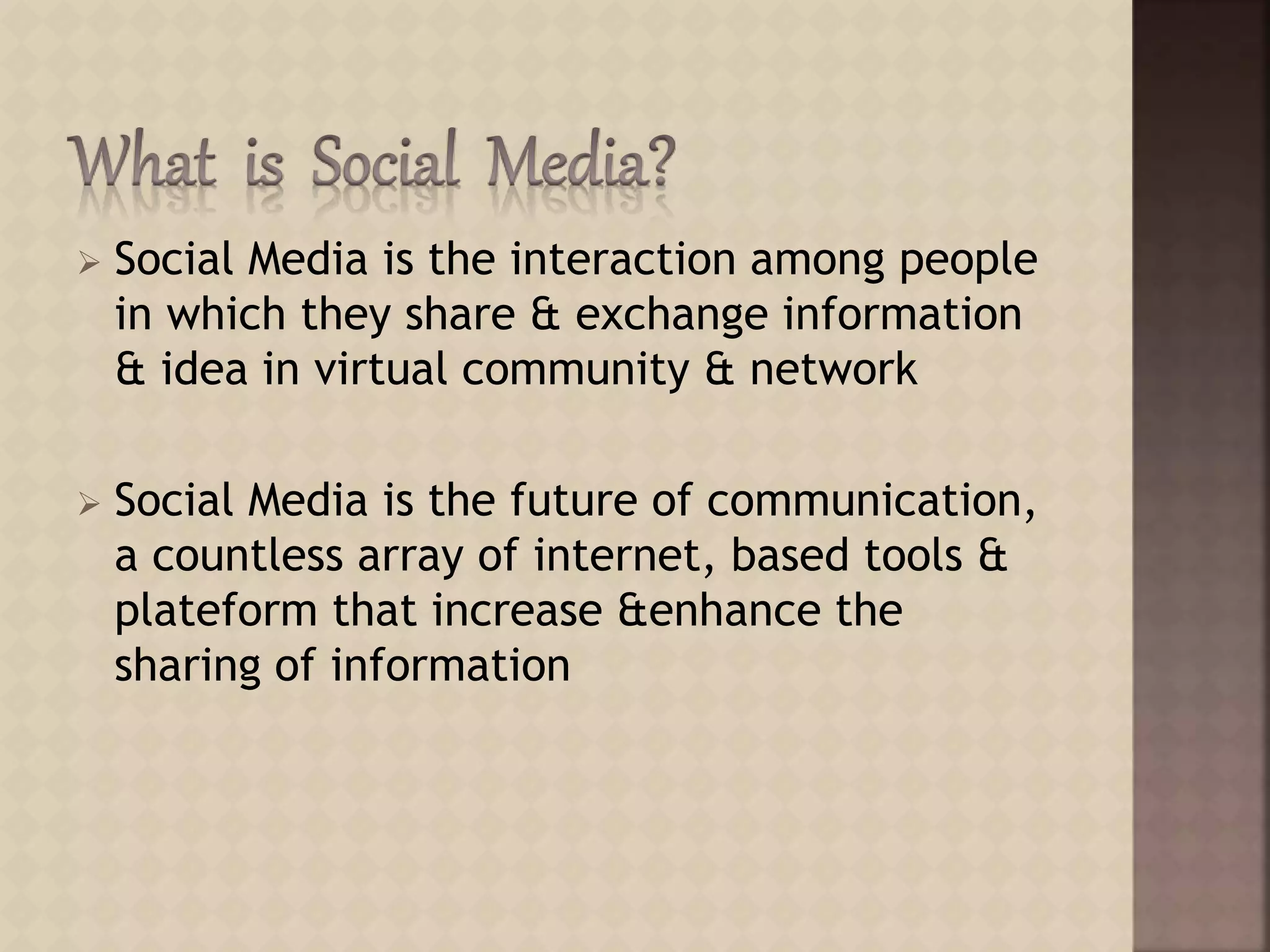 The social Media & its Impact on socity | PPTX