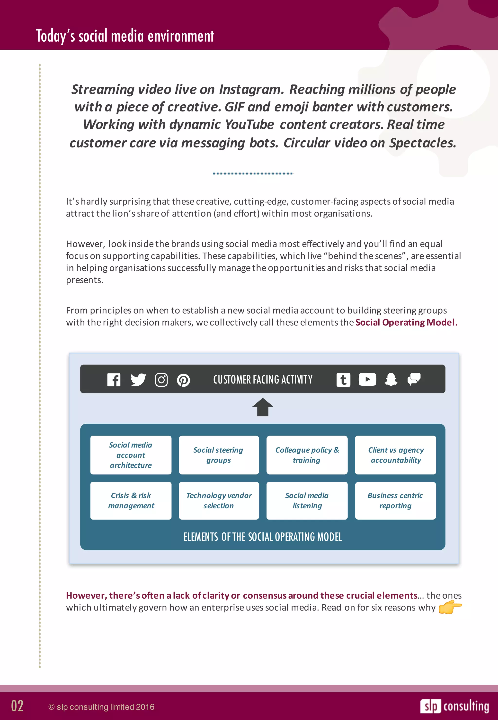 The Social Operating Model - White Paper | PDF