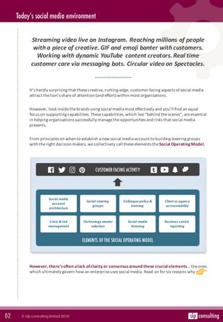 The Social Operating Model - White Paper | PDF