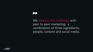 Introducing Peer-to-peer (P2P) Marketing | PPT