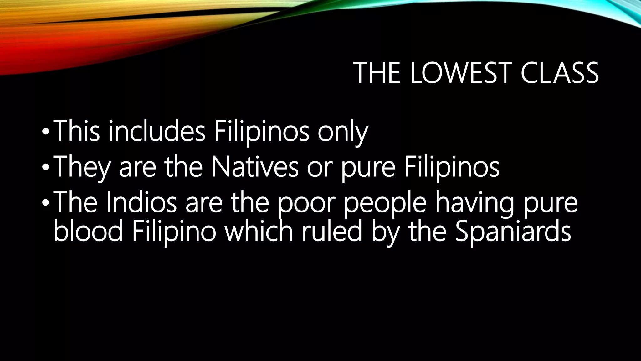 The social structure of the Philippines in the 19th century | PPTX