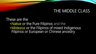 The social structure of the Philippines in the 19th century | PPTX
