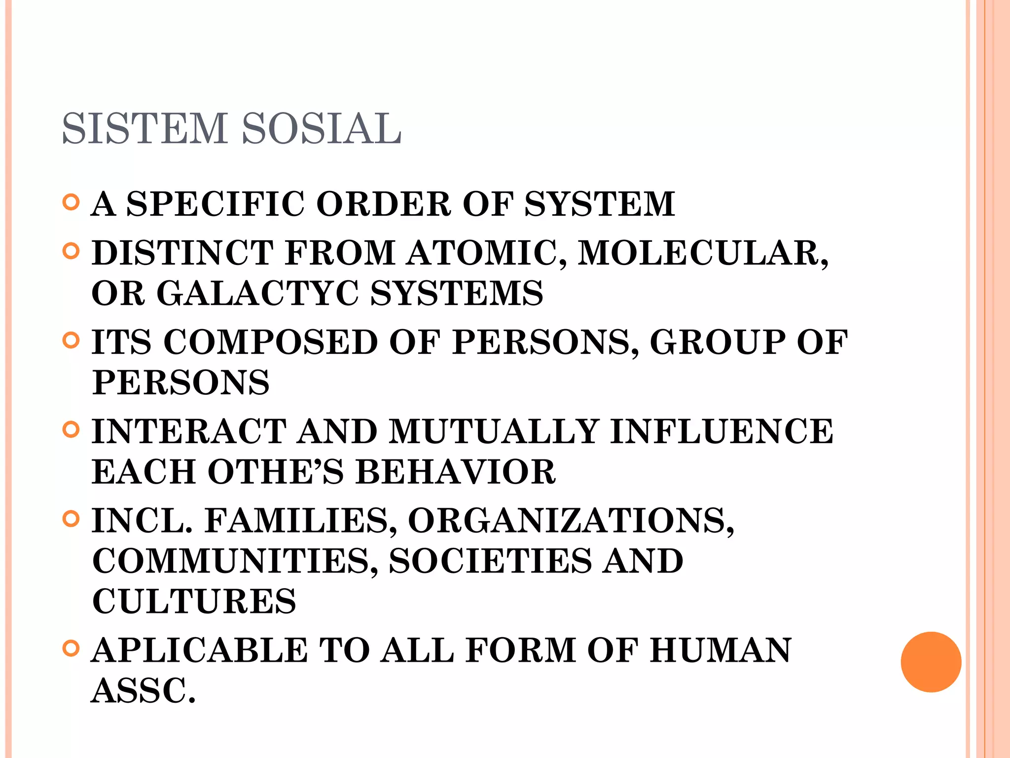 The social system approach | PPT