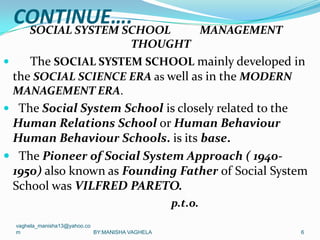 The social system school | PPSX