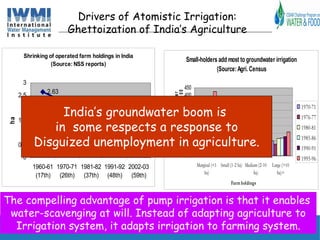 Growing role of Groundwater in Indian irrigation in transition | PDF