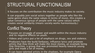 The sociology of music | PPTX