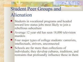 The sociology of education | PPT