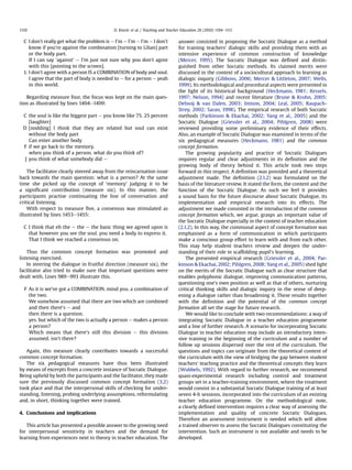 The socratic dialogue and teacher education | PDF