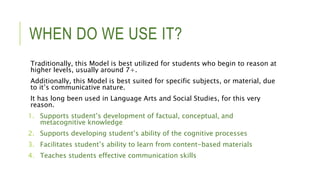 The socratic seminar instruction model | PPTX