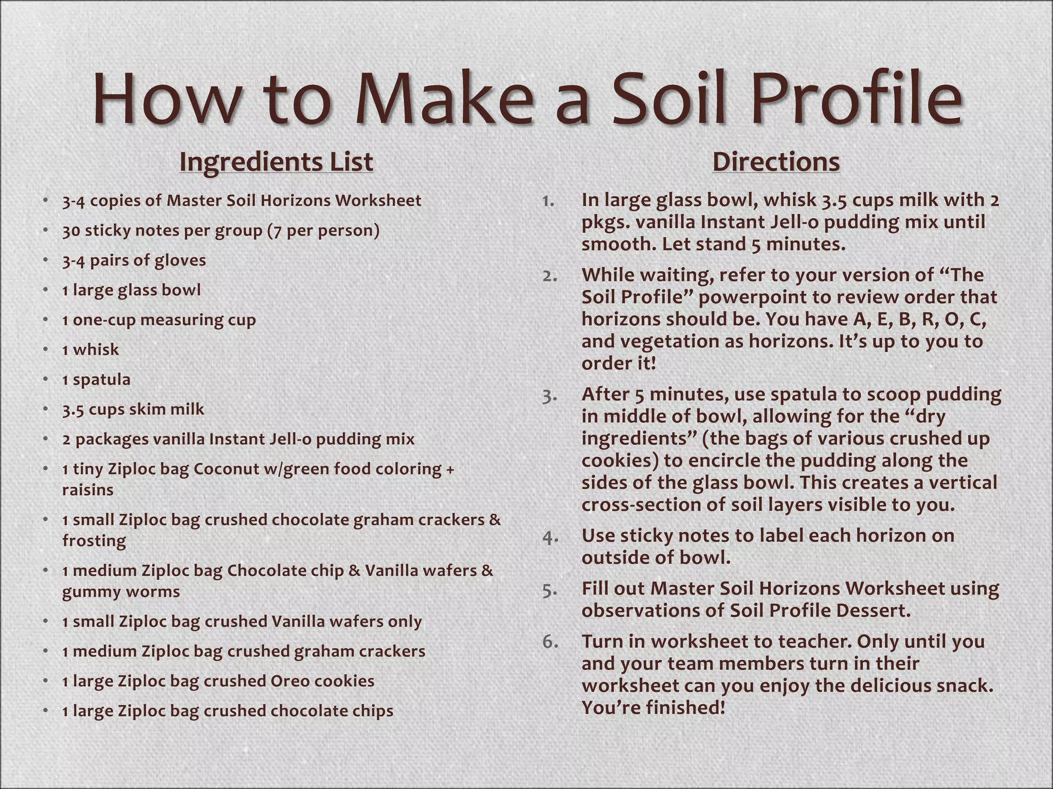 The Soil Profile | PPT