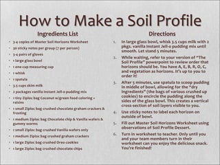 The Soil Profile | PPT