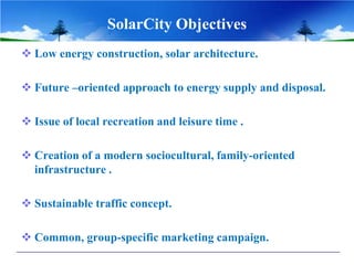The solar city | PPTX | Landscaping | Home & Garden