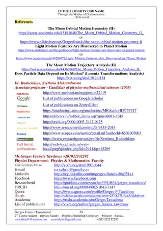 The Solar Group is A Clock (II) (Revised) | PDF