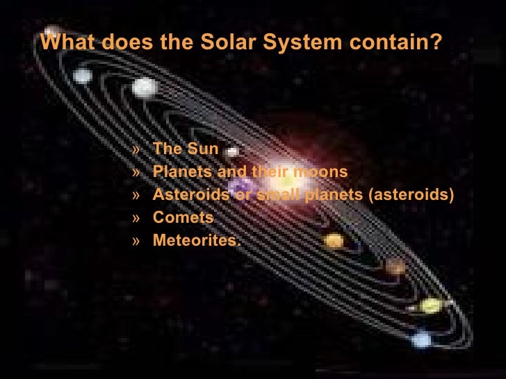 The solar system