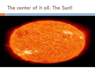 The solar system!!!! | PPT