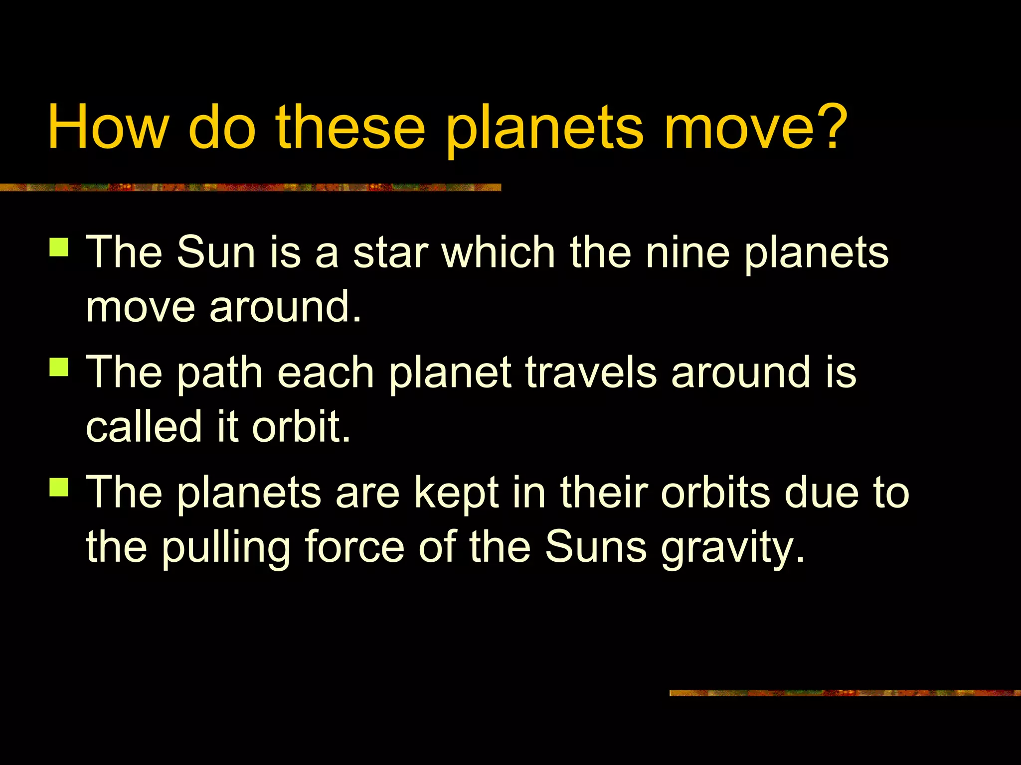 The solar system | What is the Solar System | PPT | Space and Astronomy ...