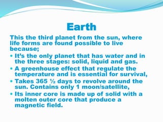 The solar system | PPTX