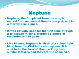 The solar system | PPTX