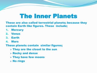 The solar system | PPTX