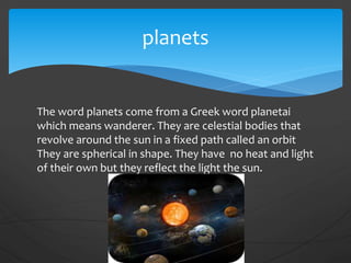 The solar system | PPTX