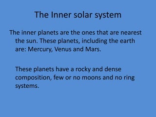 The solar system | PPTX