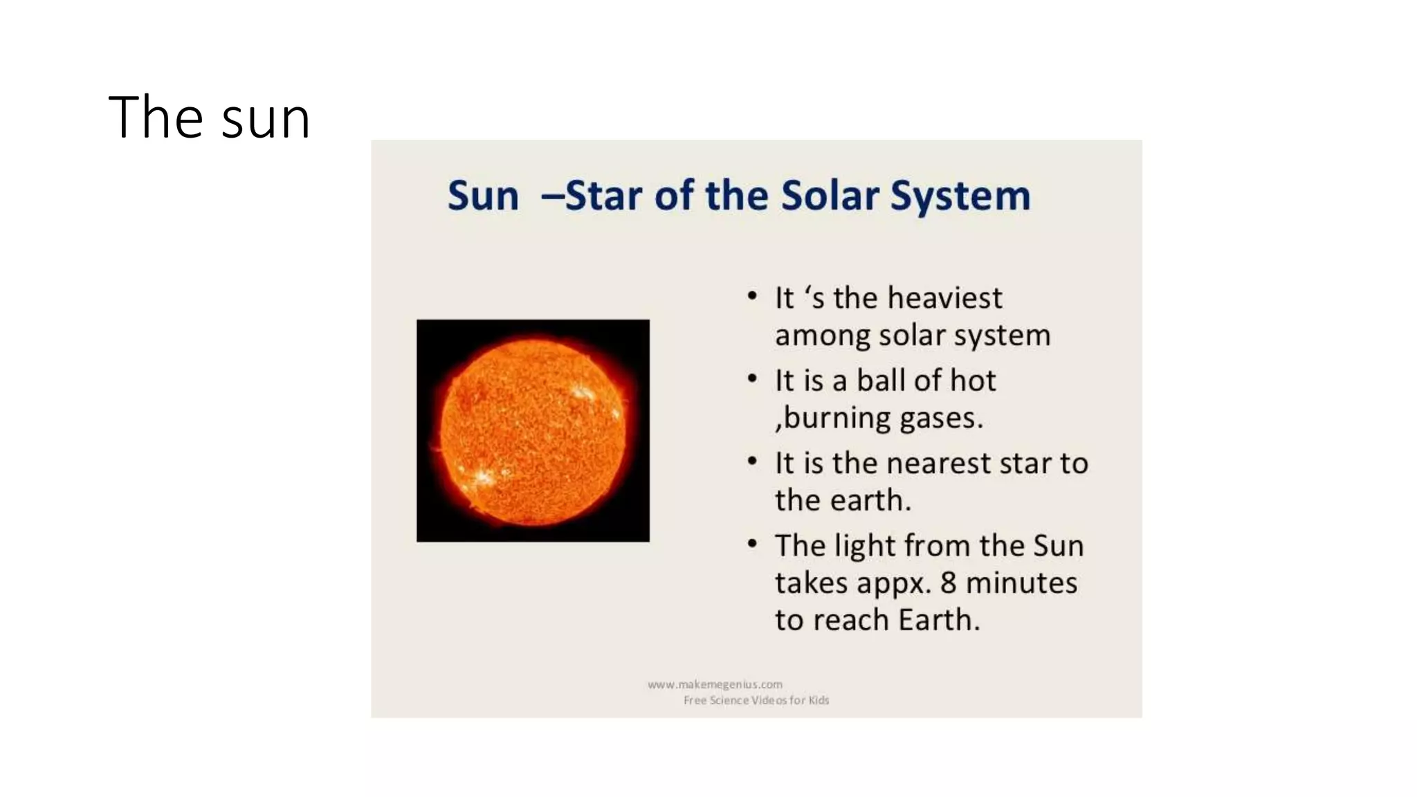 The solar system | PPT