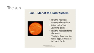 The solar system | PPTX
