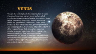 The solar system class 8 | PPTX