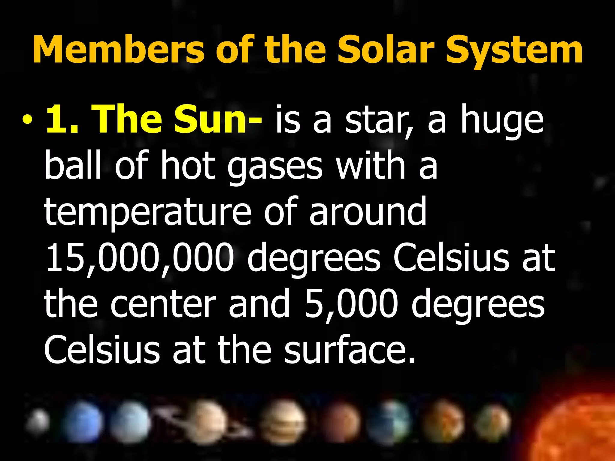 THE SOLAR SYSTEM.pptx | Geography | Science