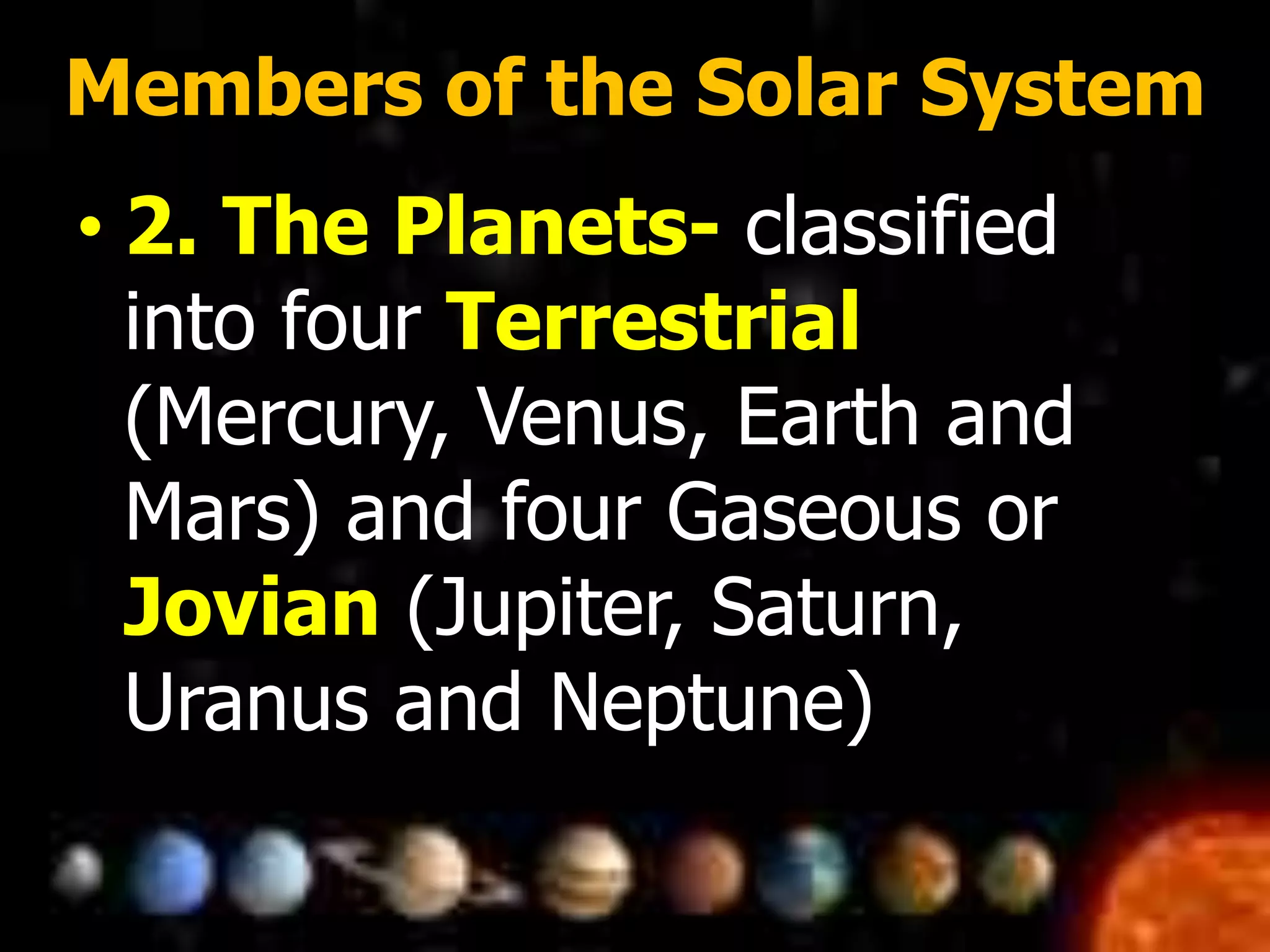 THE SOLAR SYSTEM.pptx | Geography | Science