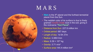 THE SOLAR SYSTEM | PPTX | Space and Astronomy | Science
