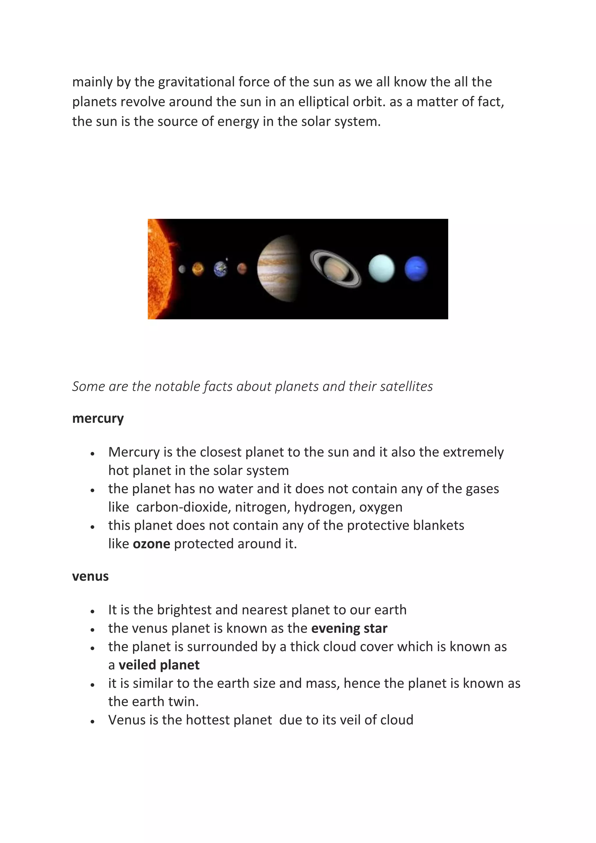 The solar system | PDF