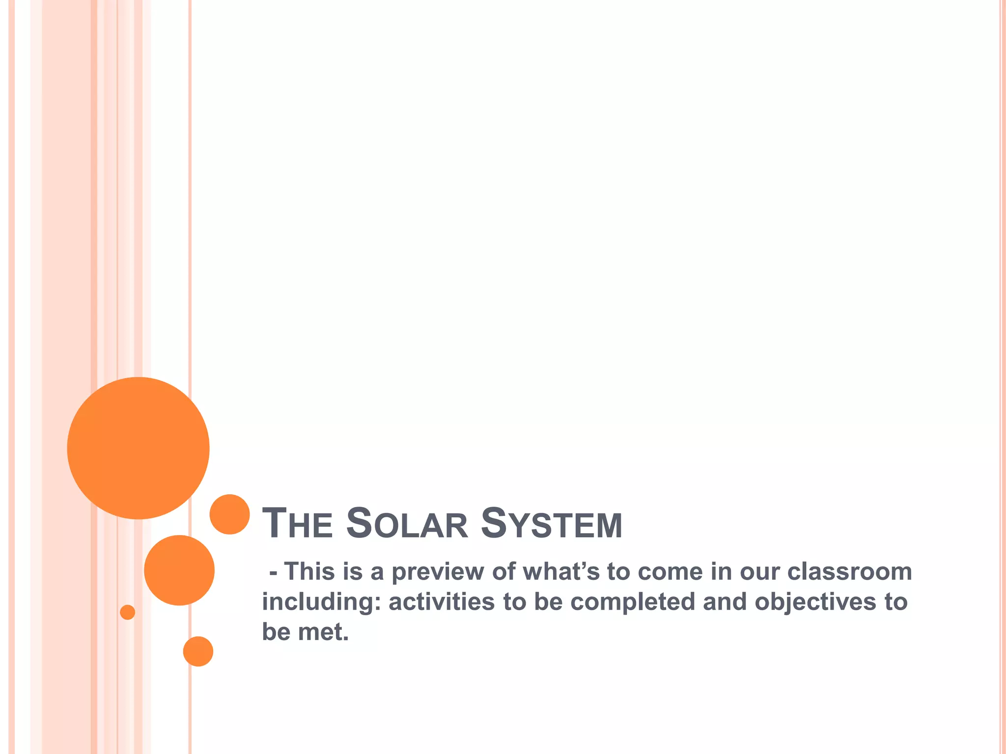 The solar system group 3 (1) | PPT