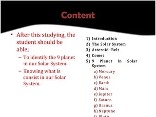 Thesolarsystem | PPT