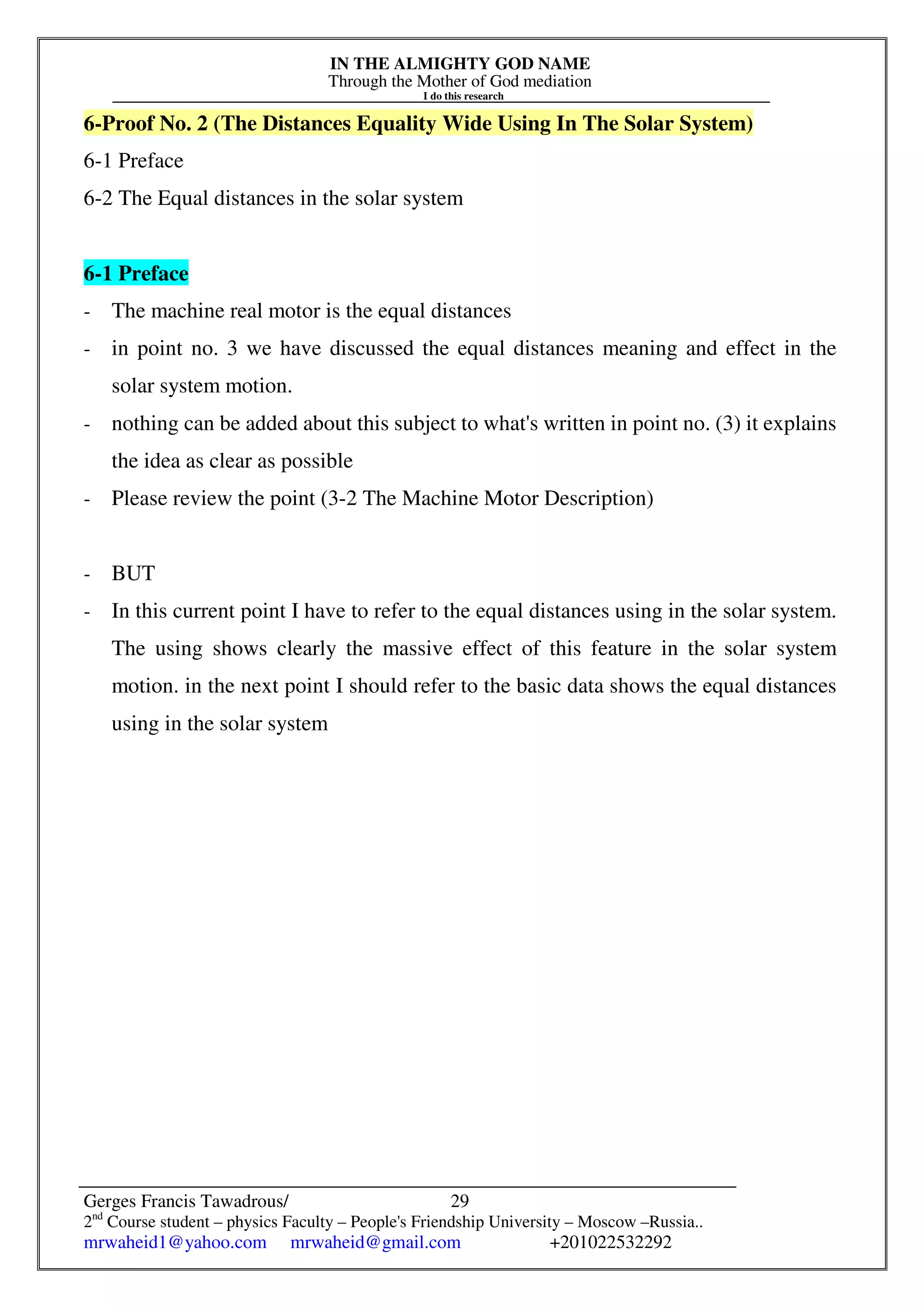 The Solar System Machine Moves Completely Different From Newton Theory ...