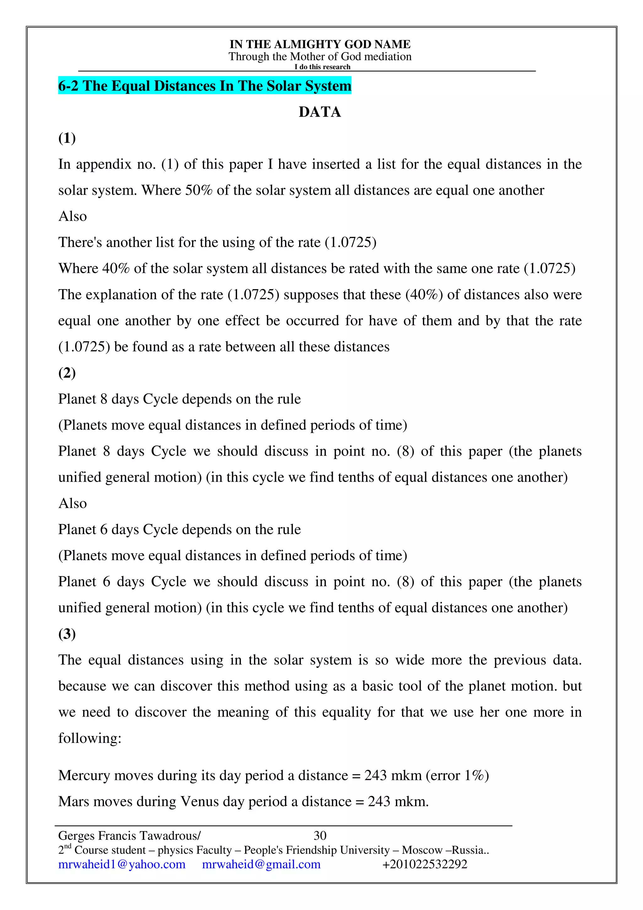 The Solar System Machine Moves Completely Different From Newton Theory ...