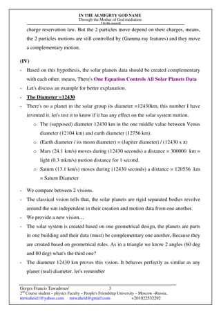 The solar system motion analysis (questions and answers) | PDF