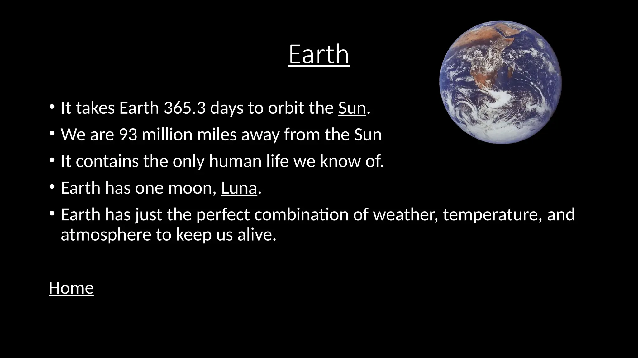 THE SOLAR SYSTEM PPT Earth and Life .pptx
